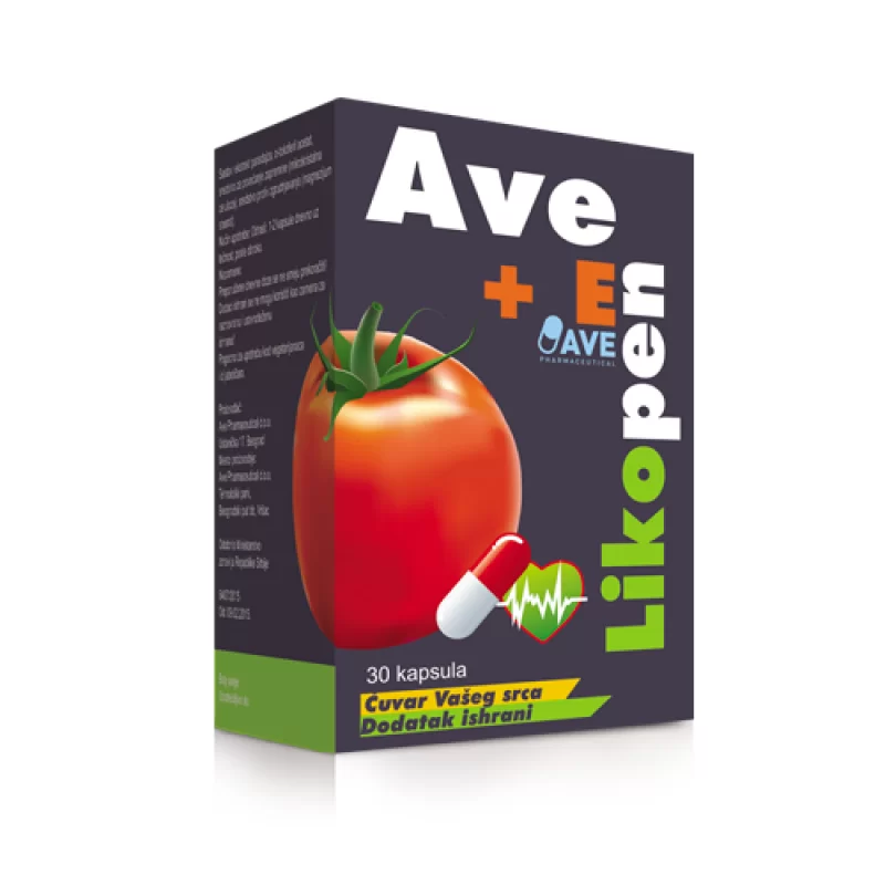 AVE Likopen + Vitamin E 30 kapsula
