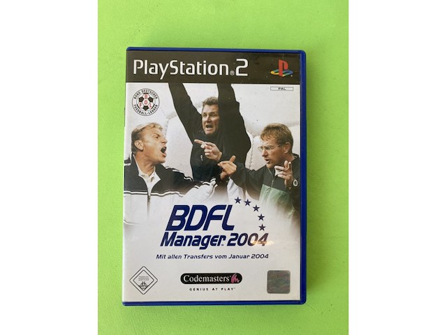 BDFL Manager 2004 - PS2 igrica