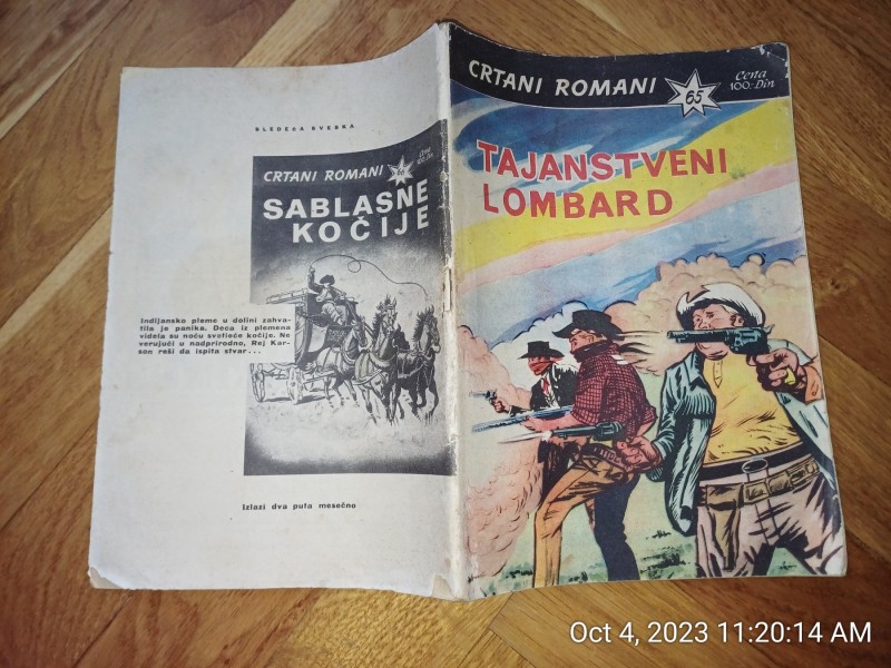 CRTANI ROMANI 65, TAJANSTVENI LOMBARD