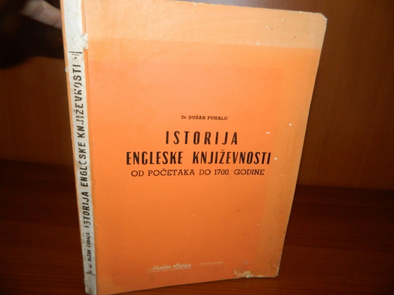 Istorija engleske književnosti od početaka do 1700.