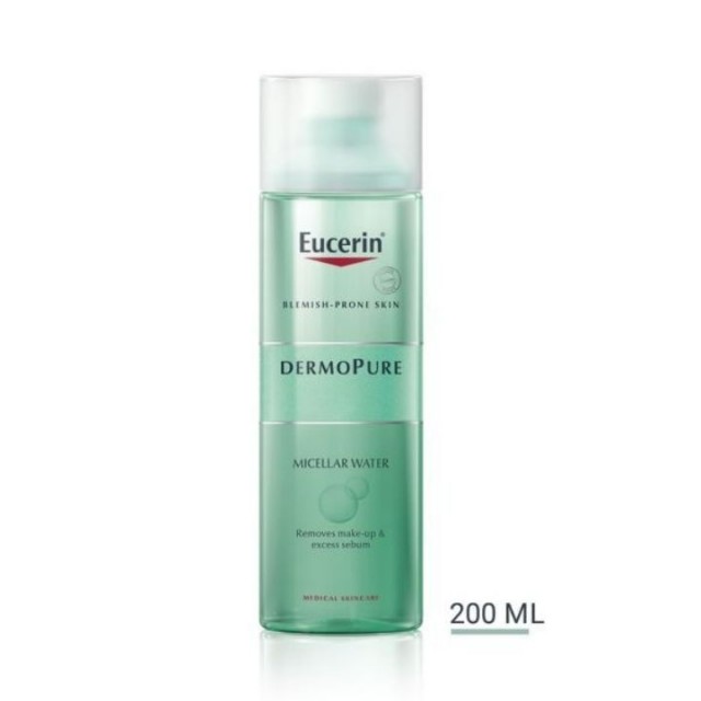 EUCERIN Dermopure micelarna voda za čišćenje kože lica, 200ml