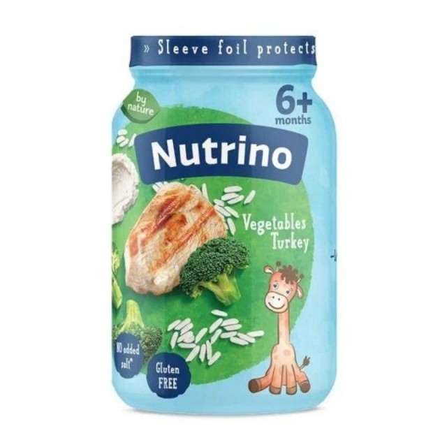 NUTRINO povrće sa ćuretinom kašica, 190g