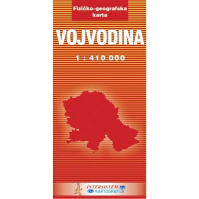 Fiz-geo karta Vojvodine - na srpskom i mađarskom jeziku