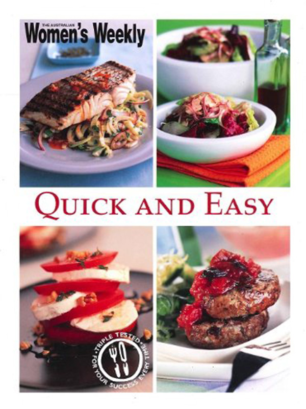 The Australian Women's Weekly: Quick and Easy - Paperback