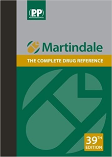 Martindale: The complete drug reference, 2 volume set, 39th ed.