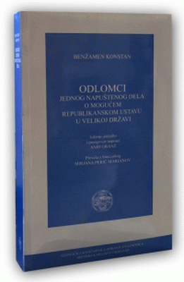 Odlomci jednog napuštenog dela o mogućem republikanskom ustavu u velikoj državi