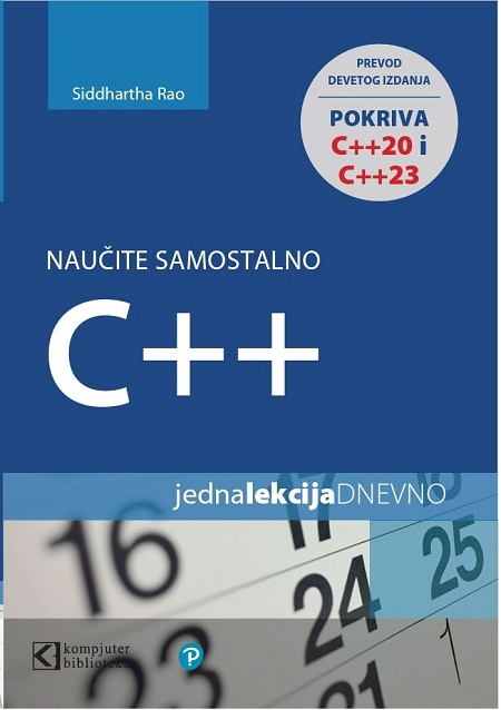 Naučite samostalno: C++ 20 i 23, jedna lekcija dnevno,
prevod IX izdanja