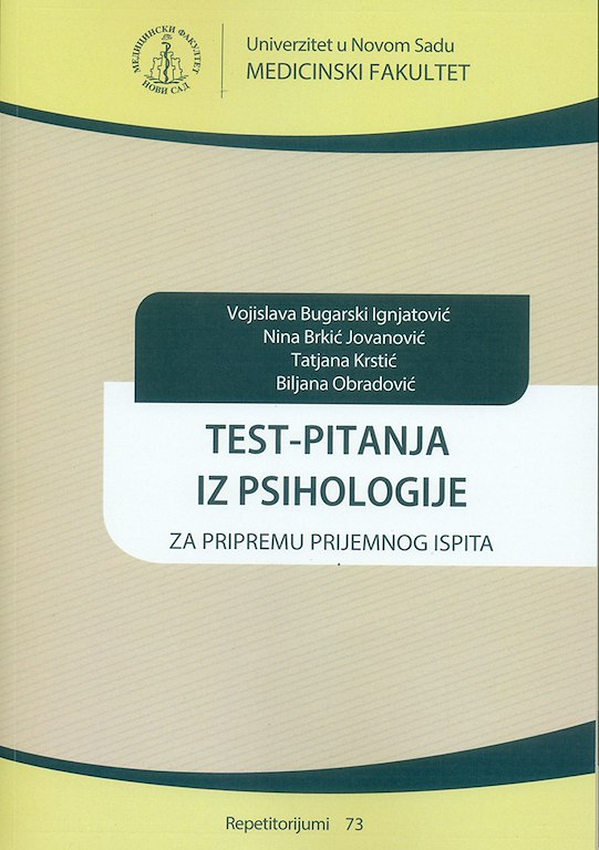 Test-pitanja iz psihologije za pripremu prijemnog ispita