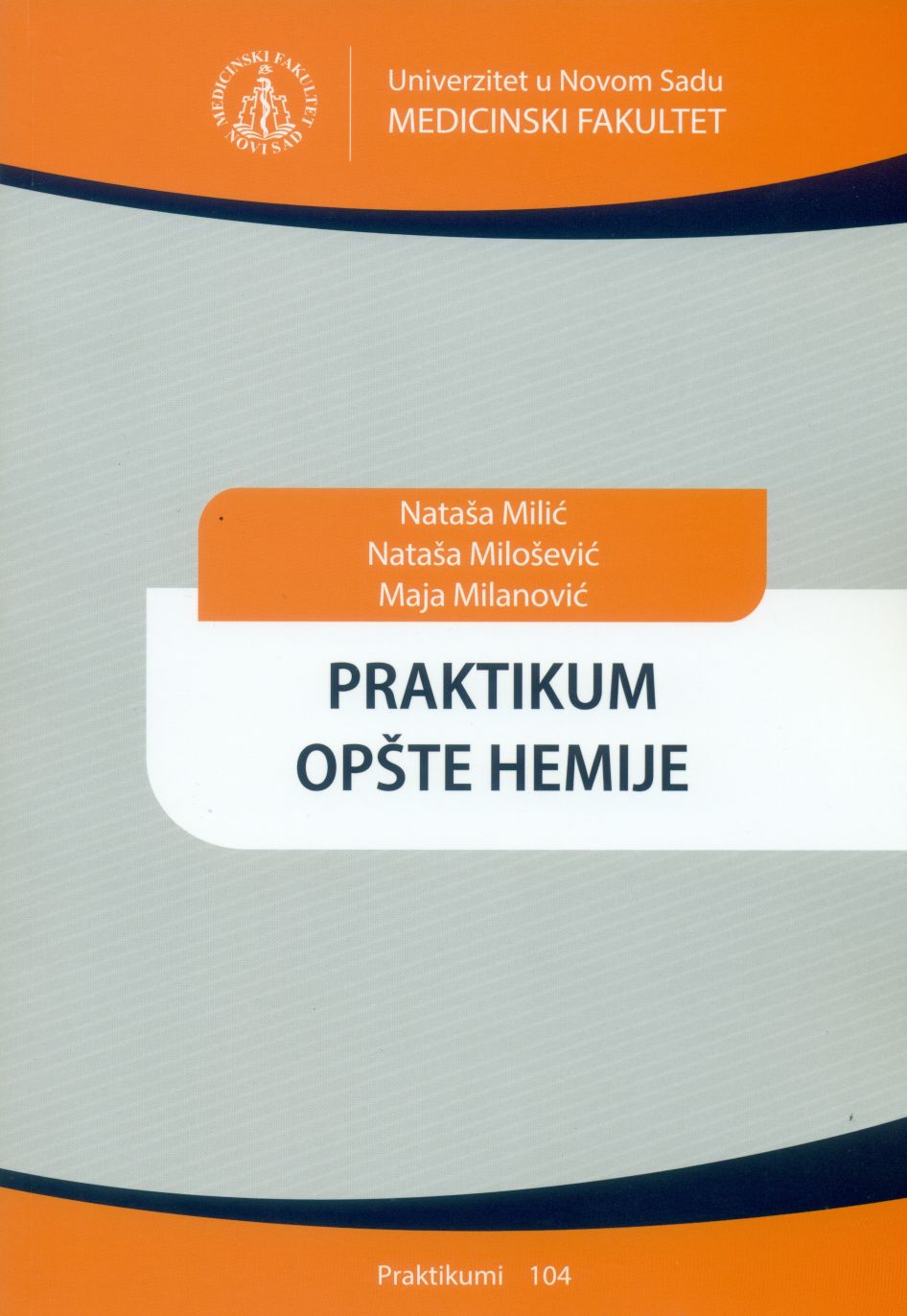 Praktikum opšte hemije: za studente farmacije