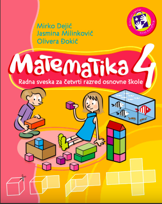 Matematika 4: radna sveska za četvrti razred osnovne škole - bosanski