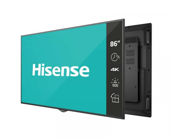 HISENSE 86inch 86BM66AE 4K UHD Digital Signage Display - 247 Operation