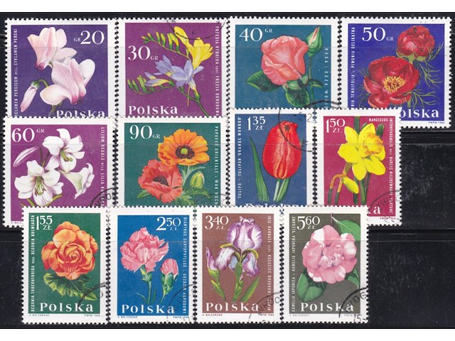 Poljska 1964 Flora-Cveće poništeno