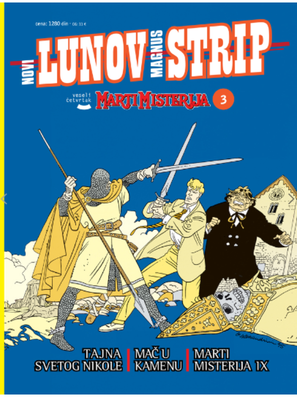 Lunov Magnus Strip 03 kor A Tajna Svetog Nikole, Mač u kamenu, Marti Misterija IX