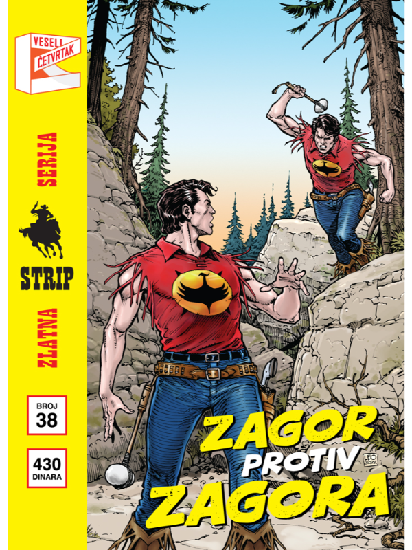 Zlatna serija 38 korica C Zagor Zagor protiv Zagora