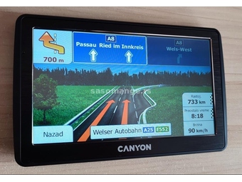 Profi GPS CANYON Prestigio 7" 8gb 256mb RAM mape u ceni 120e