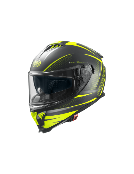 Premier Typhoon Black Yellow – Full face kaciga