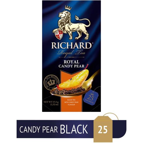 RICHARD Royal Candy Pear – Crni čaj sa aromom karamelizovane kruške 25 x 1,5g 111370