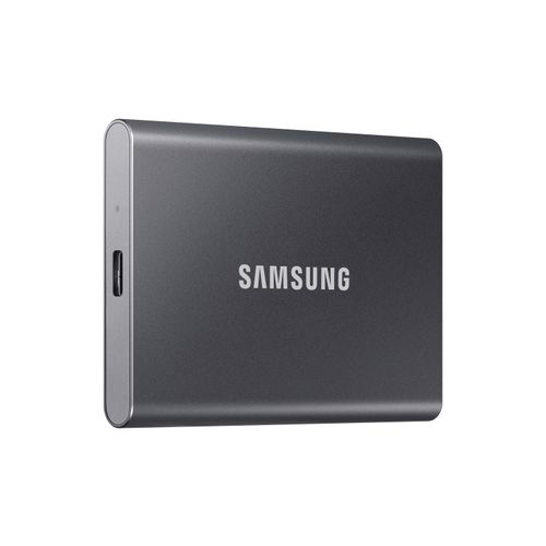 Samsung MU-PC1T0T/WW Portable SSD 1TB, T7, USB 3.2 Gen.2 (10Gbps), [Sequential Read/Write : Up to 1,050MB/sec /Up to 1,000 MB/sec], Grey