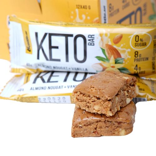 BOMBBAR Keto bar nepreliveni bar sa badem nugatom i aromom vanile 40g