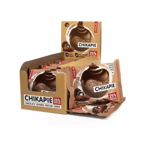 CHIKALAB - CHIKAPIE Čokoladom preliven proteinski cookie sa punjenjem Triple Choco 60g