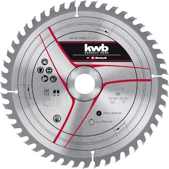 Einhell by KWB TCT rezni list 250X30X3.2mm T48 49589351