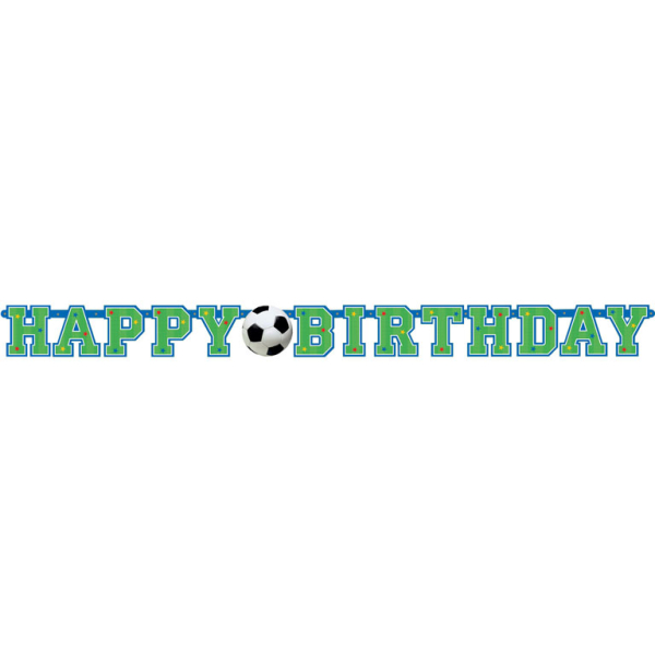 Fudbal happy birhday baner za rođendan