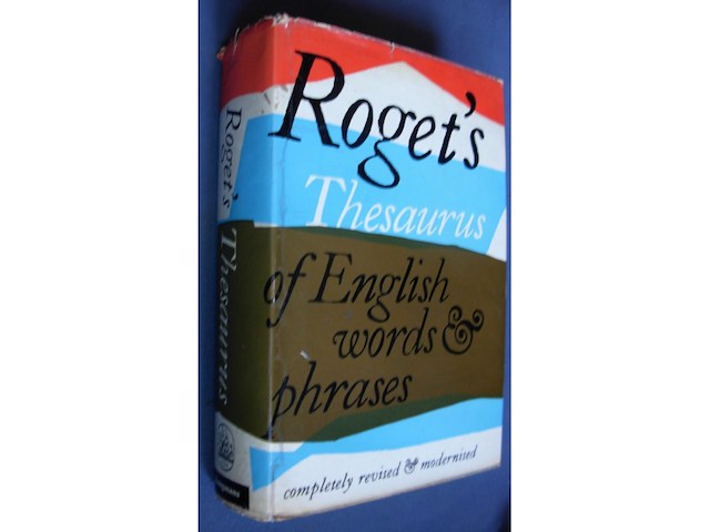 ROGET`S THESAURUS OF ENGLISH WOEDS &; PHRASES