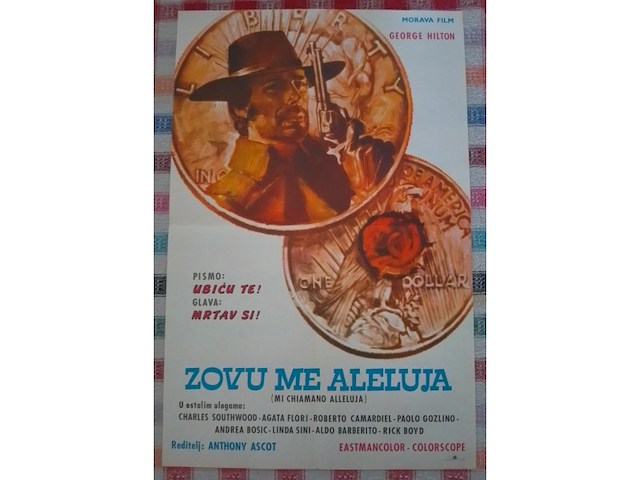 plakat ZOVU ME ALELUJA