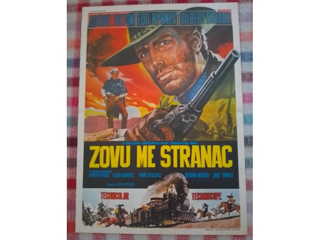 plakat ZOVU ME STRANAC