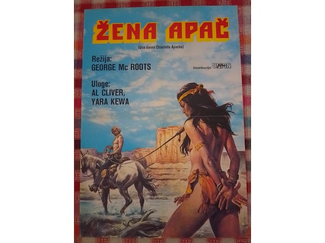 plakat ŽENA APAČ