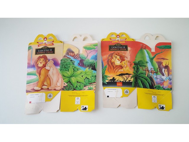 Happy Meal Lot 4 - Lion King II