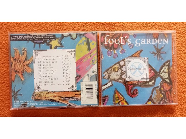 FOOLS GARDEN - Dish Of The Day (CD) Made in Holland