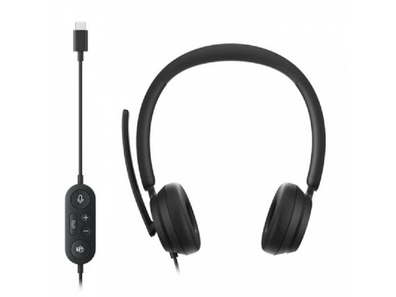 MICROSOFT Modern USB-C Slušalice Sa Mikrofonom, USB-C, Crne (I6S-00002)