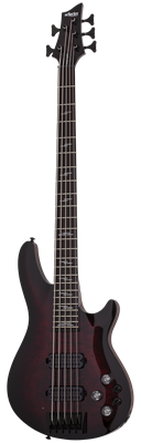 Schecter Omen Elite 5 Bass Black Cherry Burst 2621