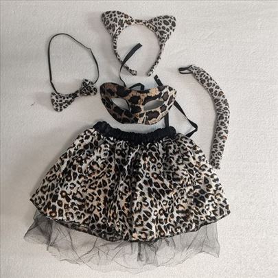 Tigrasta mačka kostim za devojčice