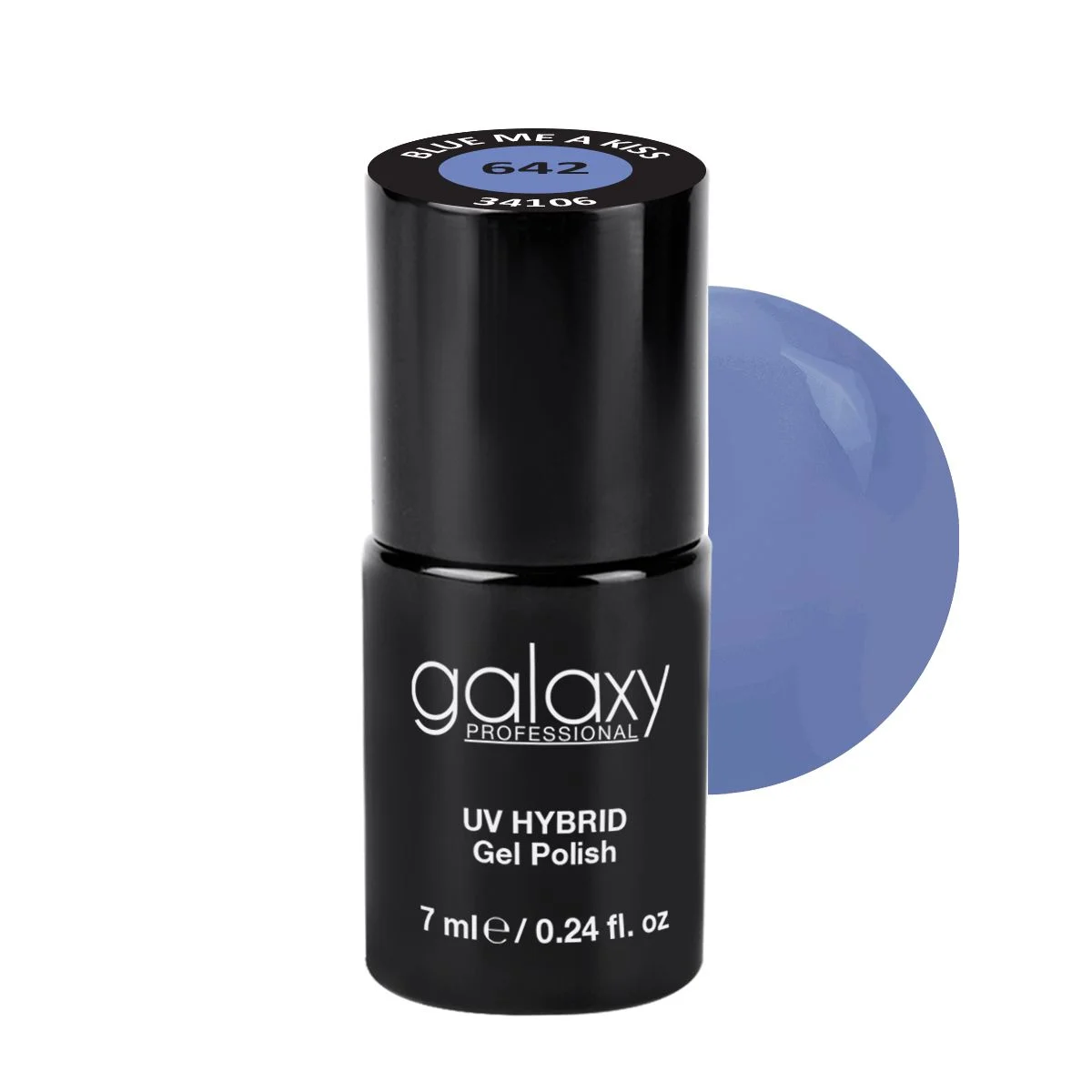 Trajni lak za nokte UV/LED GALAXY Hybrid 7ml Blue Me A Kiss S642