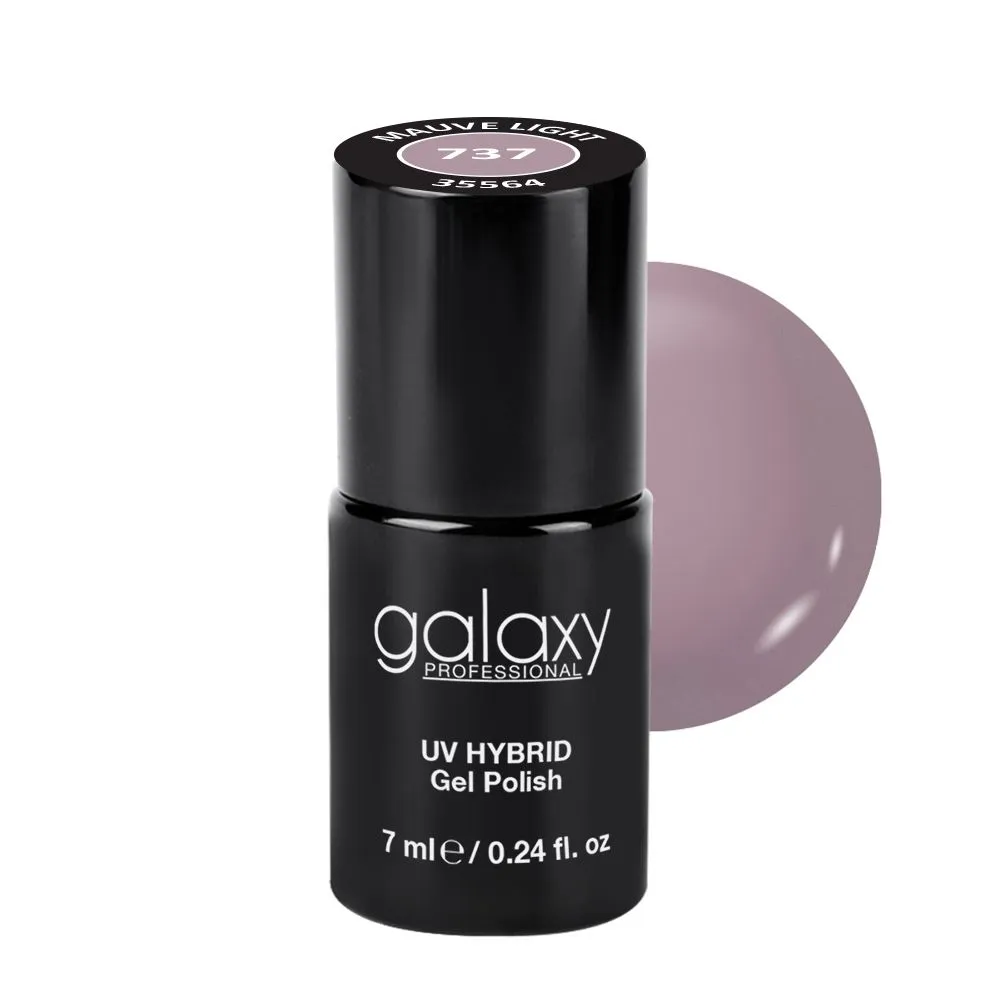 Trajni lak za nokte UV/LED GALAXY Hybrid 7ml Mauve Light S737