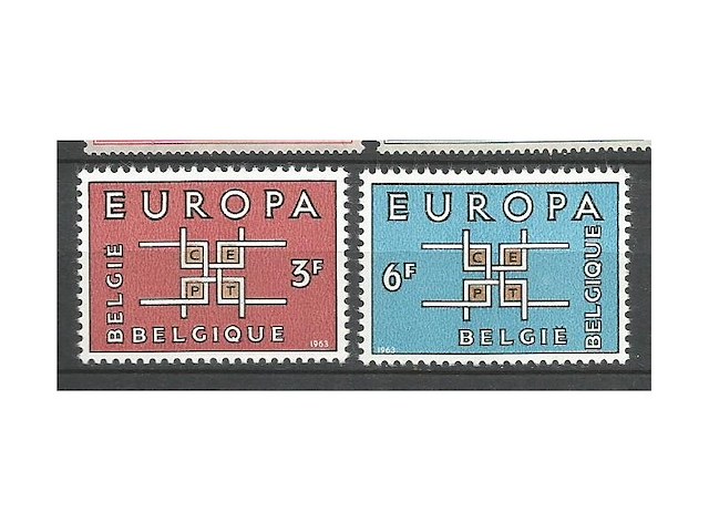 Belgija 1963. EVROPA CEPT,cista serija