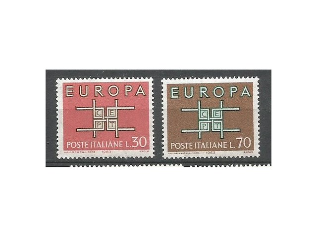 Italija 1963. EVROPA CEPT cista serija