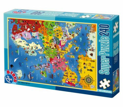 SUPER PUZZLE 240PCS MAPS 01