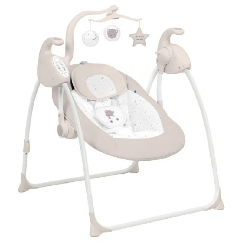 Kikka Boo Alanni Dream Big ljuljaška za bebe Beige, 0-9kg