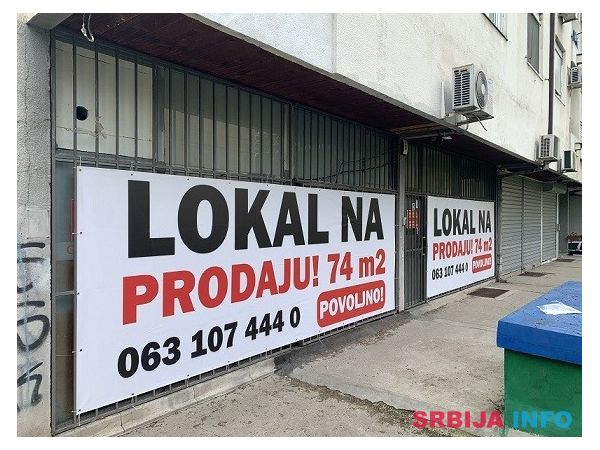 Odlican lokal 74m2 na dobroj lokaciji u Zemunu