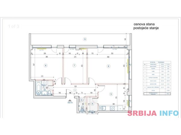 Jedinstven stan u ponudi Tasmajdan-Centar