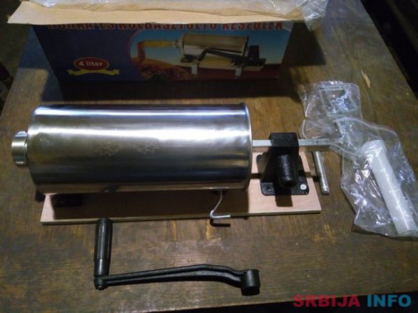 Punilica za kobasice horizontalna 4L INOX