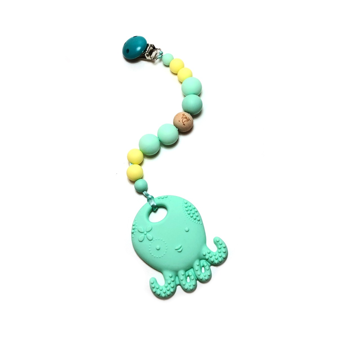 Silikonska glodalica Oktopod držac za cucle