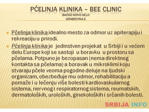 Pcelinja klinika-bee clinic