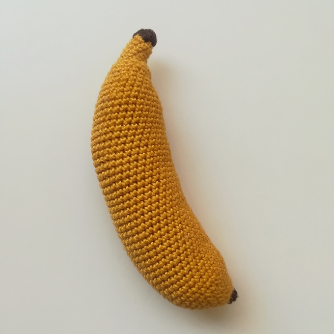 Heklana igračka banana
