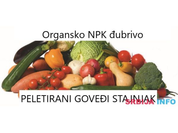 Organsko NPK đubrivo - pelet goveđeg stajnjaka