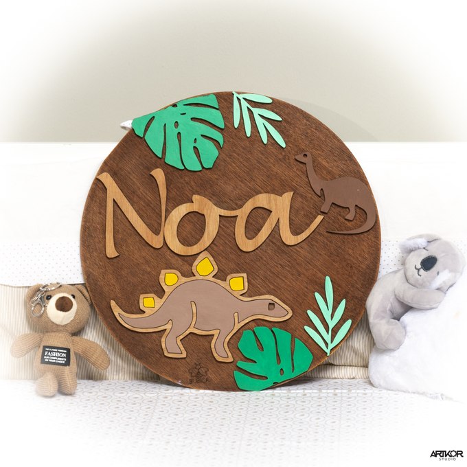 Drveni personalizovani znakovi - Noa