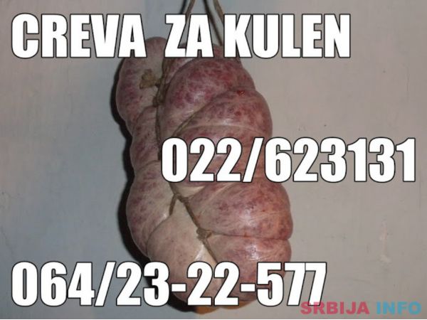 Svinjska Slepa Creva, Kese, KATE, creva za kulenje, suvo sol